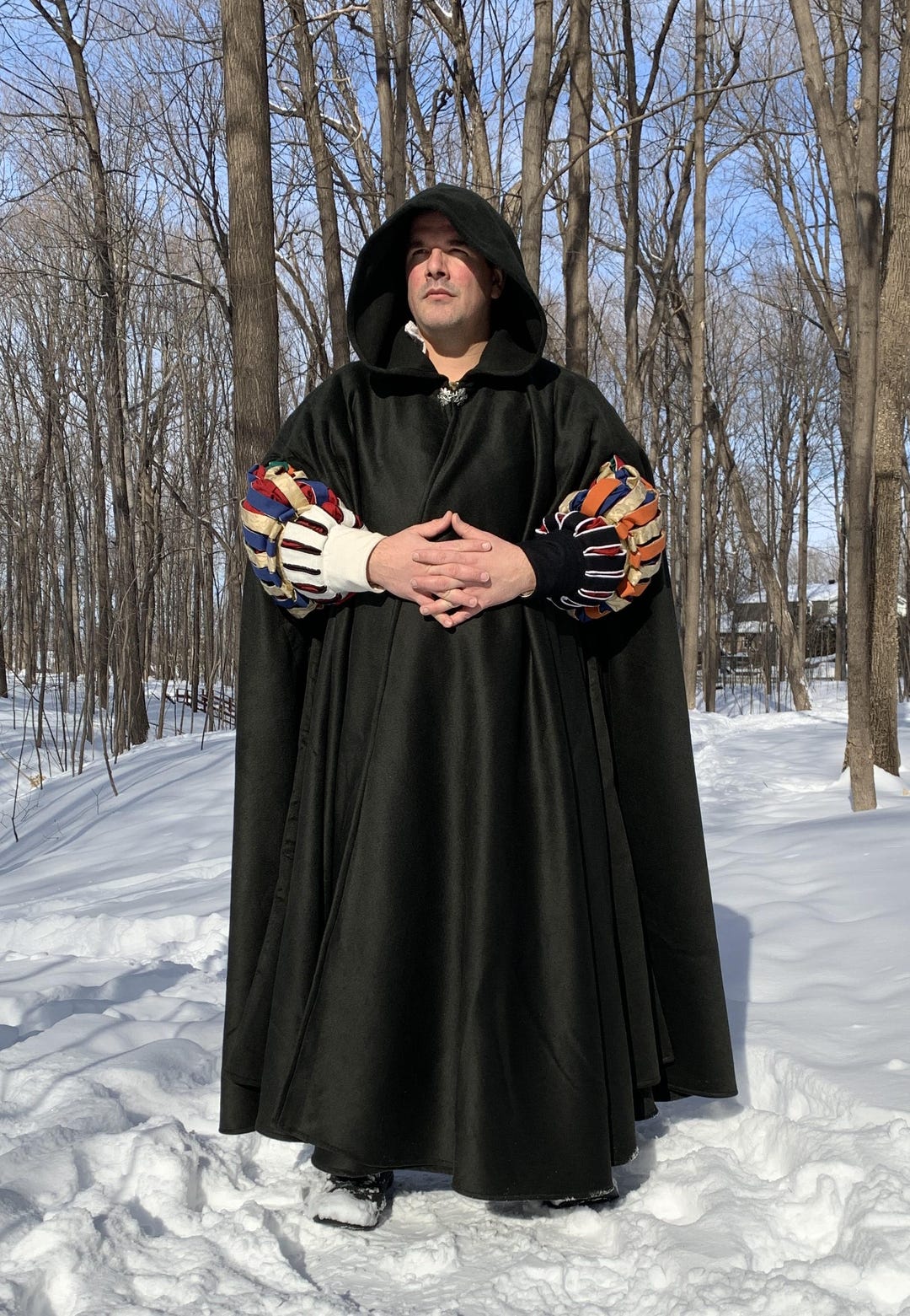 Hunter Green Thick WOOL Cloak FULL Circle - Custom Length - Etsy