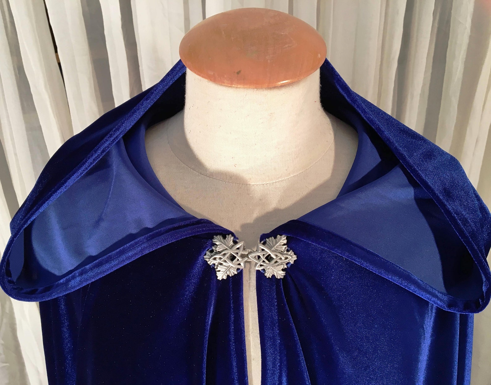 FULL CIRCLE Royal Blue Velvet Cloak Your Length - Etsy