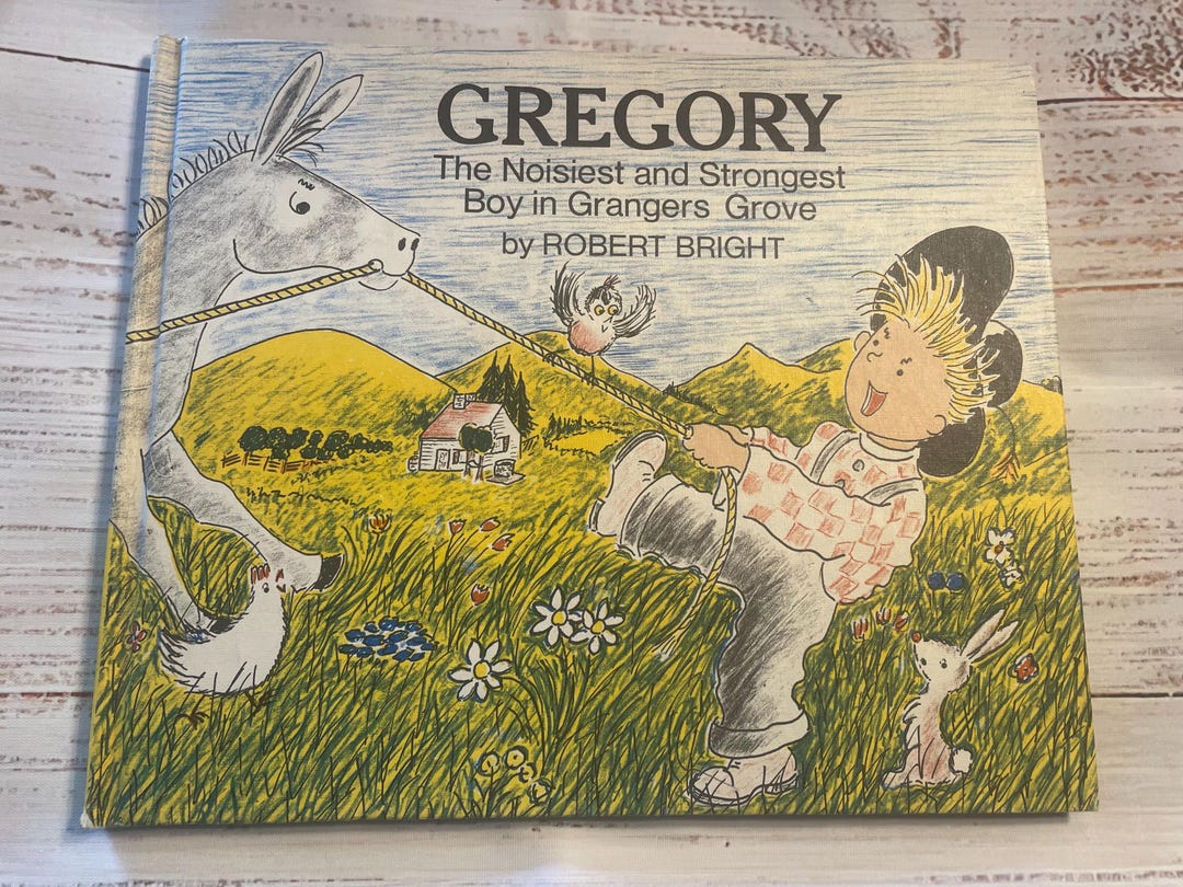 Vintage Childrens Book Gregory by Robert Bright 1969 - Etsy