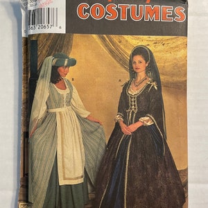 Simplicity Costumes Victorian Sewing Pattern 7756 Misses Size 4 6 8 ...