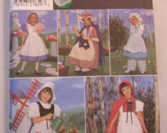 Simplicity Sewing Pattern 8234 Costumes Kids Children Size 3 4 5 6 ...