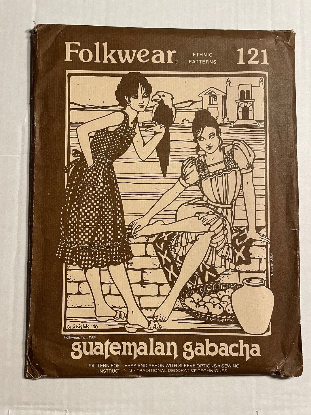 Folkwear Ethnic Sewing Pattern 121 Guatemalan Gabacha Dress and Apron ...