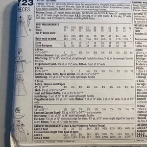 Simplicity Sewing Pattern 3723 Costumes Andrea Schewe Misses Sizes 14 ...