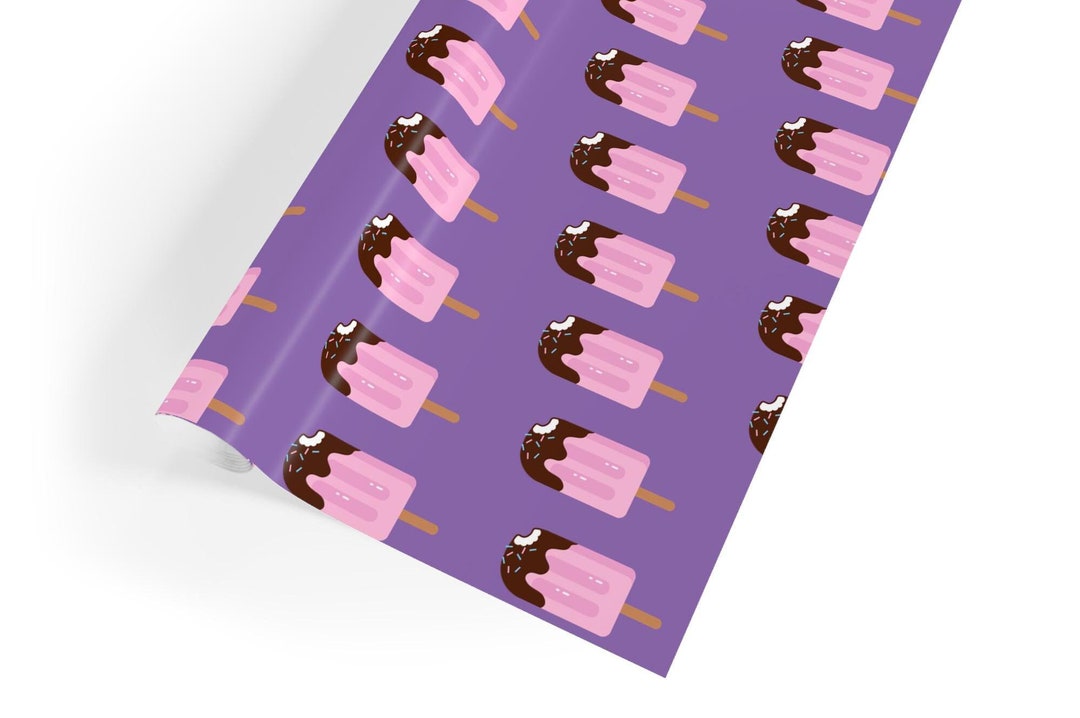 Ice Cream Wrapping Paper, 1pc - Etsy