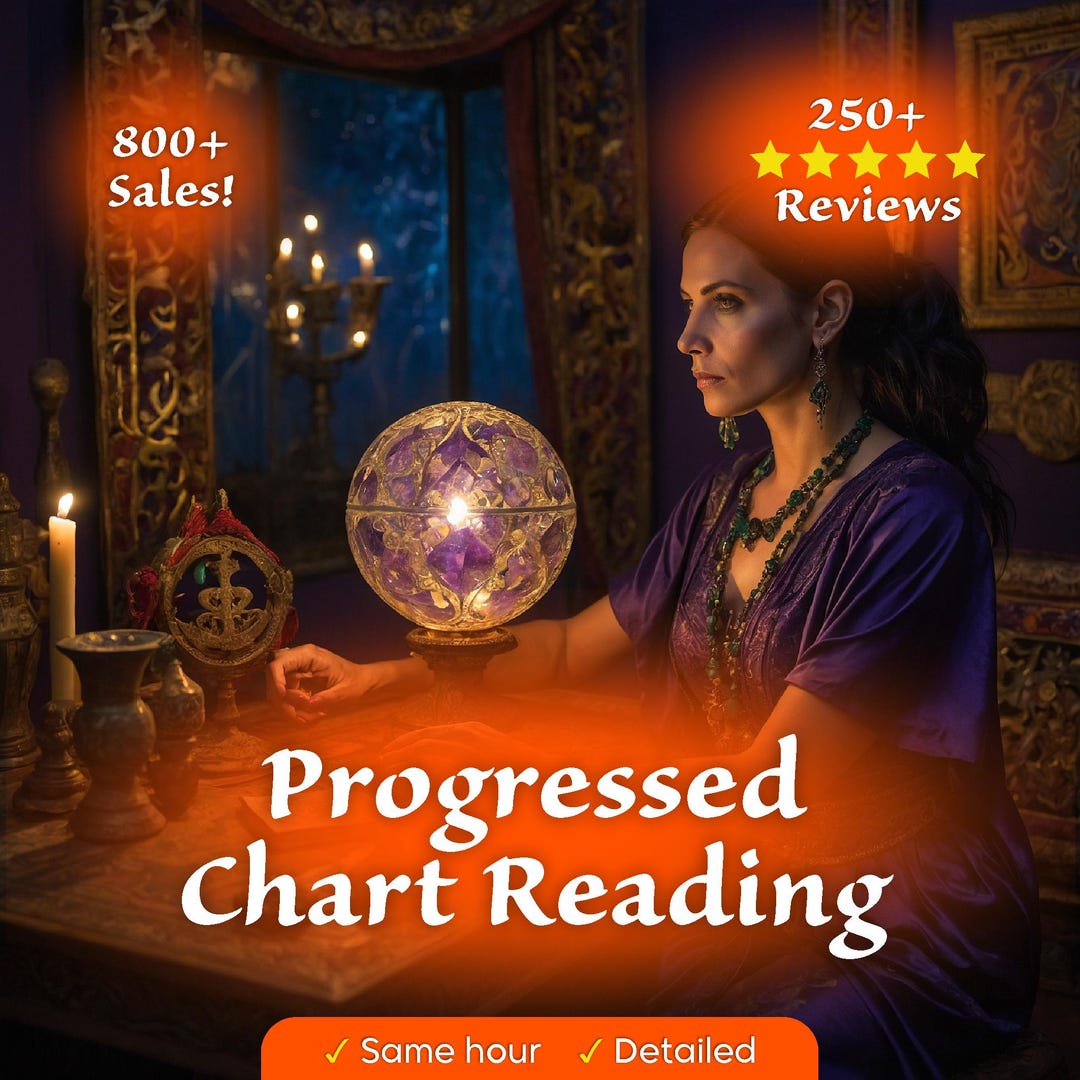 Progressed Chart Reading, Astrology Progressed Reading, Astrology ...