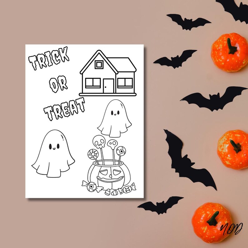 Halloween Coloring Pages Fall Coloring Pages for All Ages Adults Teens ...