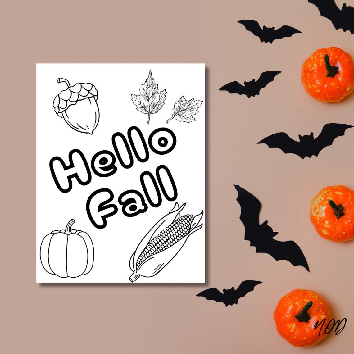 Halloween Coloring Pages Fall Coloring Pages for All Ages Adults Teens ...