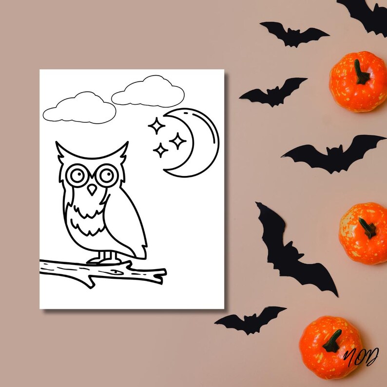 Halloween Coloring Pages Fall Coloring Pages for All Ages Adults Teens ...