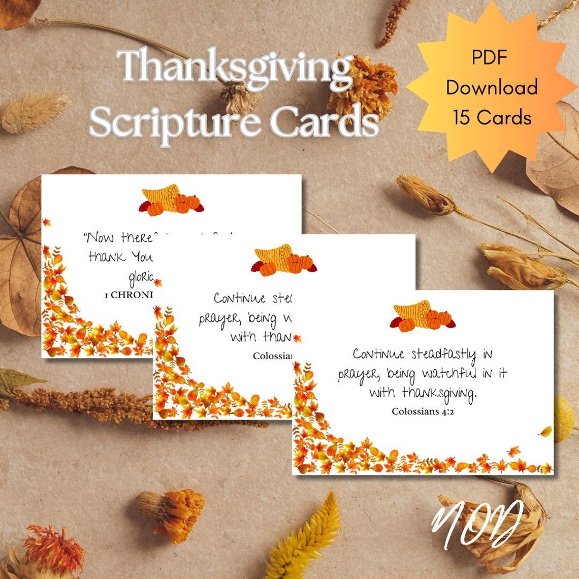 15 Thanksgiving Bible Verses Thanksgiving Scripture Cards Digital ...