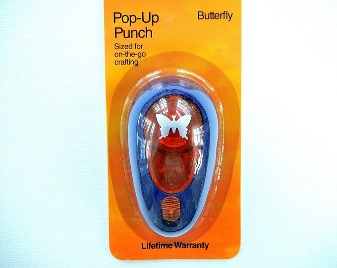 Fiskars BUTTERFLY Pop up Paper Punch - Etsy