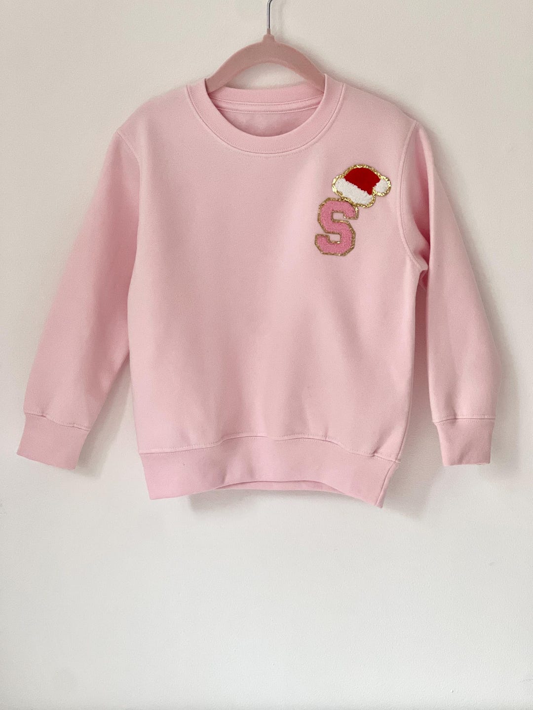 Personalised Patch Children's Christmas Jumper. Patches Sewn On, Cosy ...
