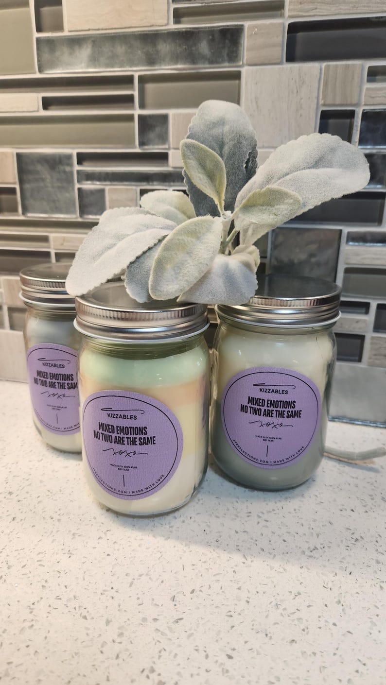 Mixed Emotions Mason Jar Candles - Etsy