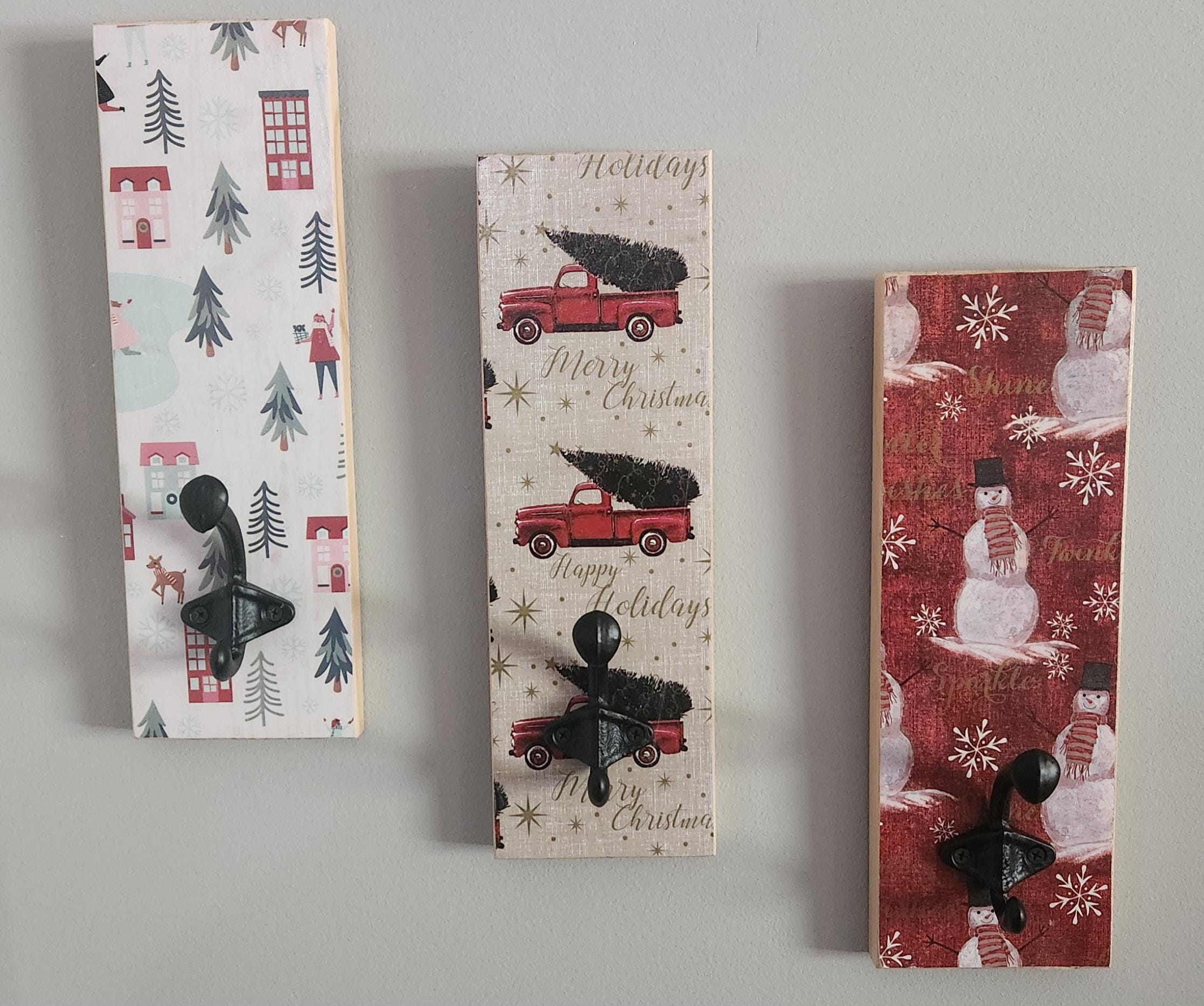 Three-piece Coat Hooks - Etsy