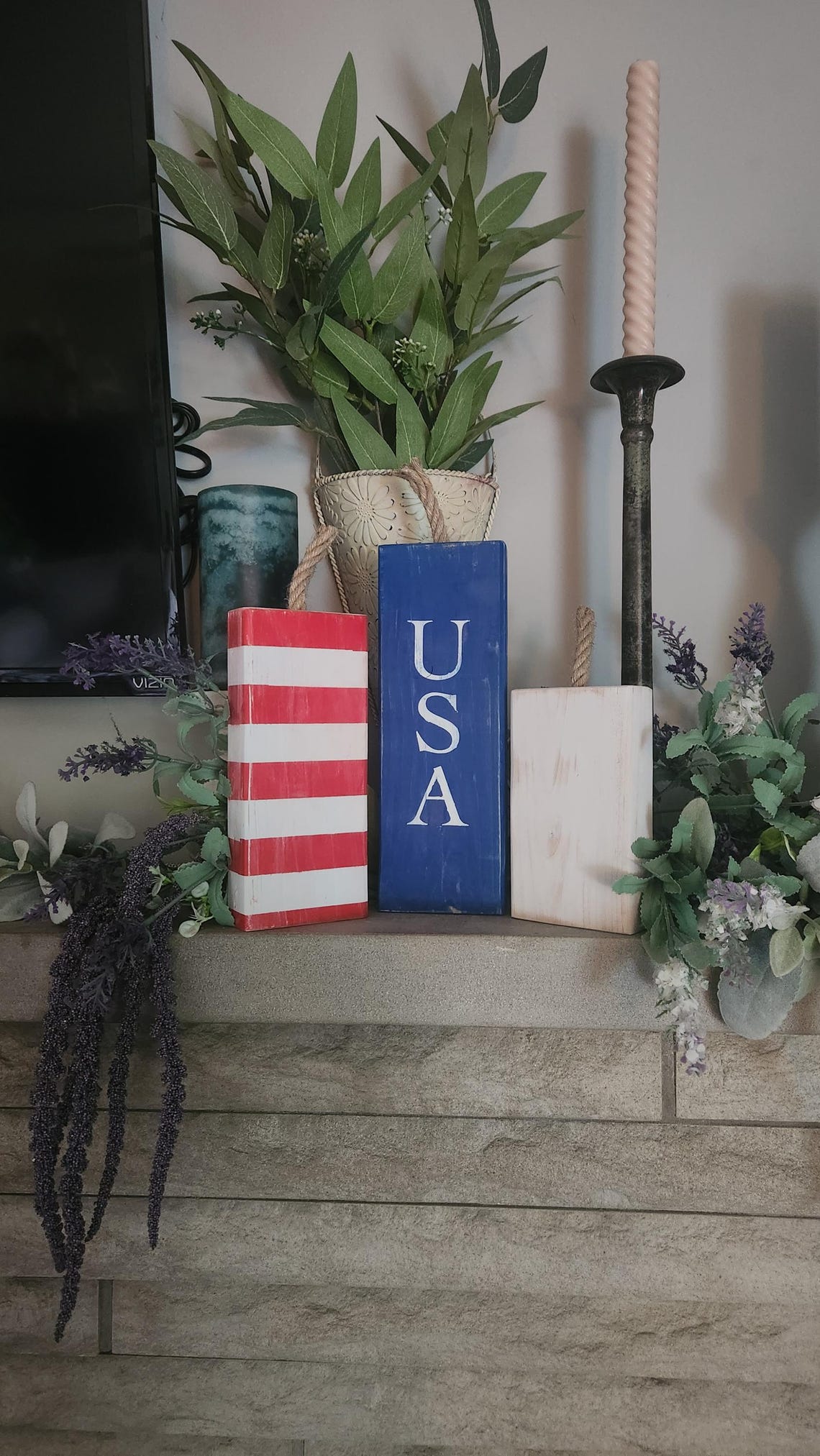 Wood Firecracker Fourth of July Décor - Etsy