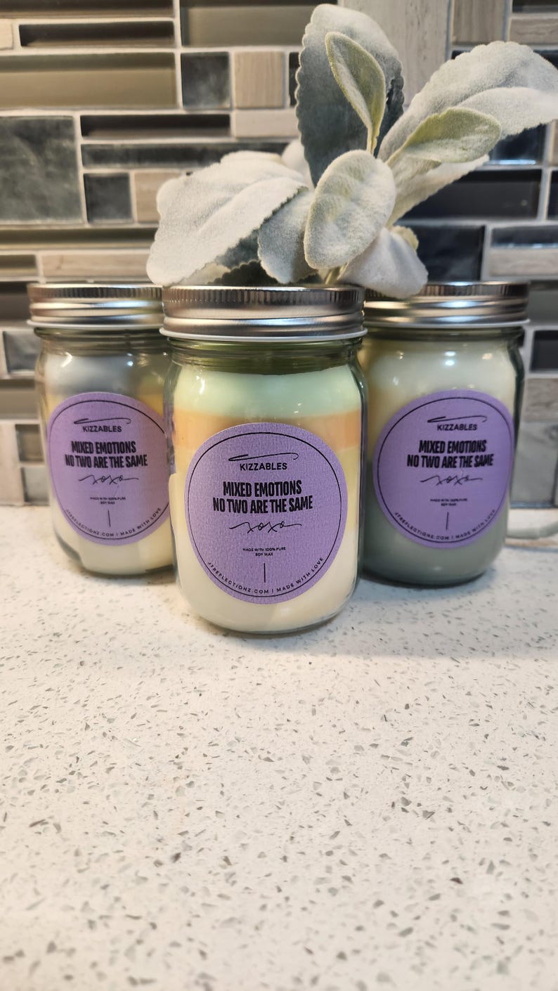 Mixed Emotions Mason Jar Candles - Etsy