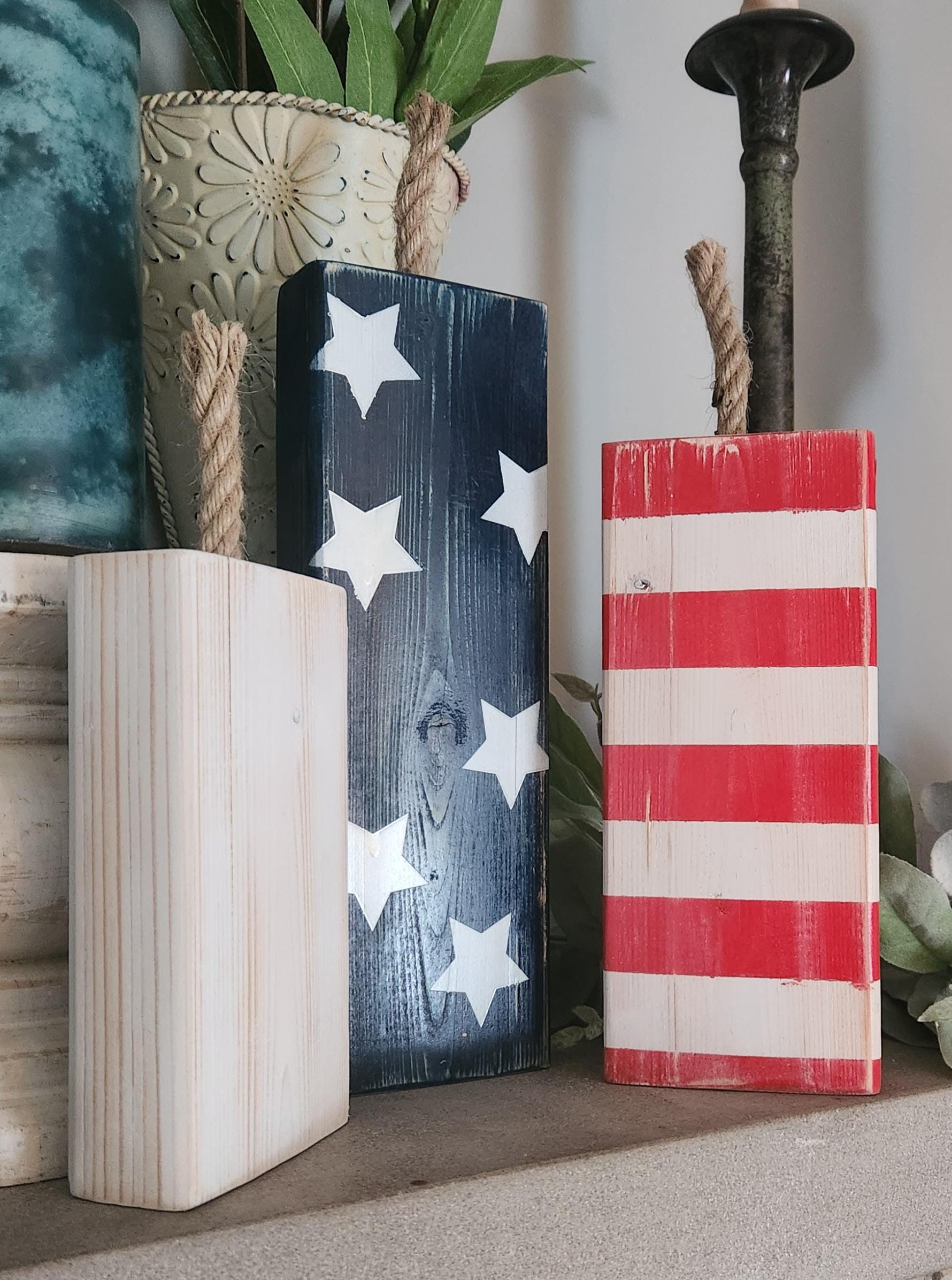 Wood Firecracker Fourth of July Décor - Etsy