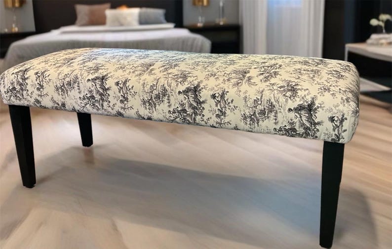Upholstered Bench - Etsy