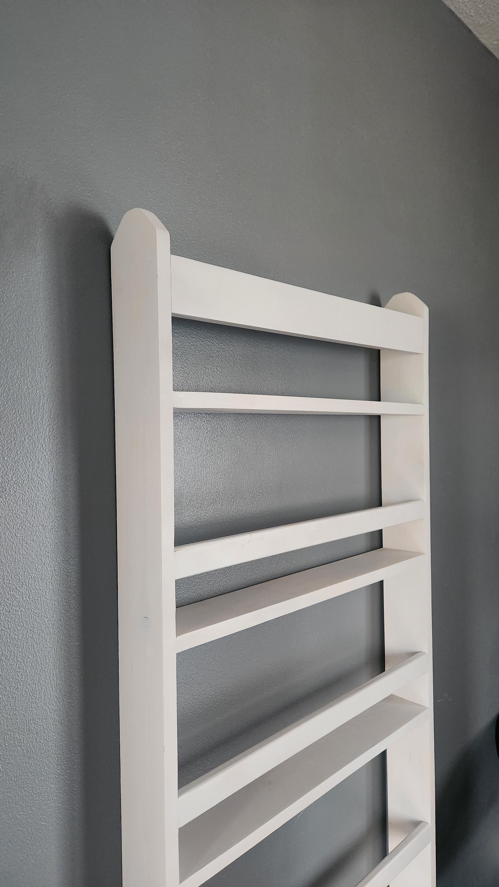 Wall Mounted Book Holder Rack - Etsy