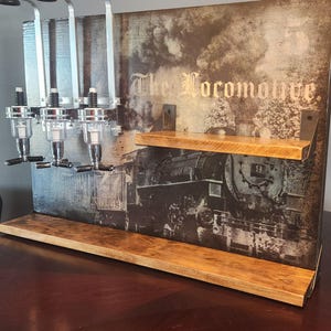 The Locomotive" Rustic Whiskey Dispenser - Etsy