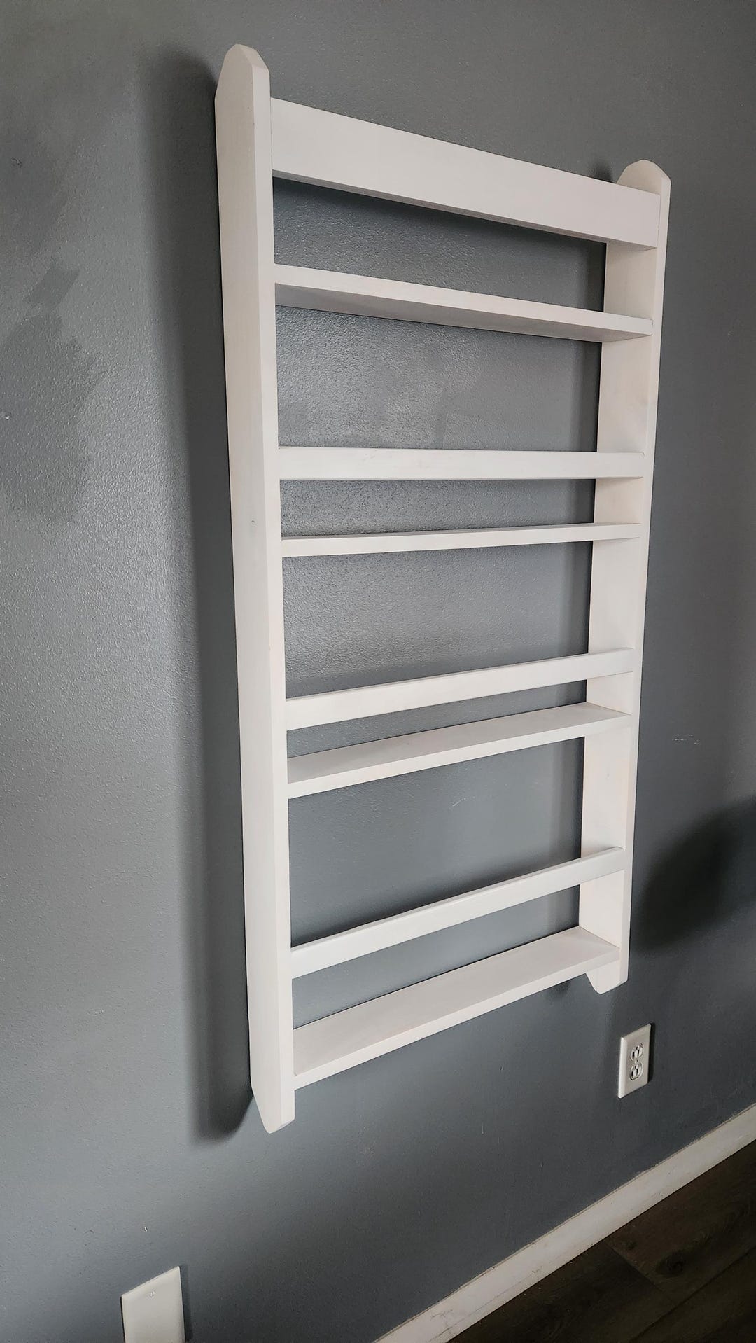 Wall Mounted Book Holder Rack - Etsy