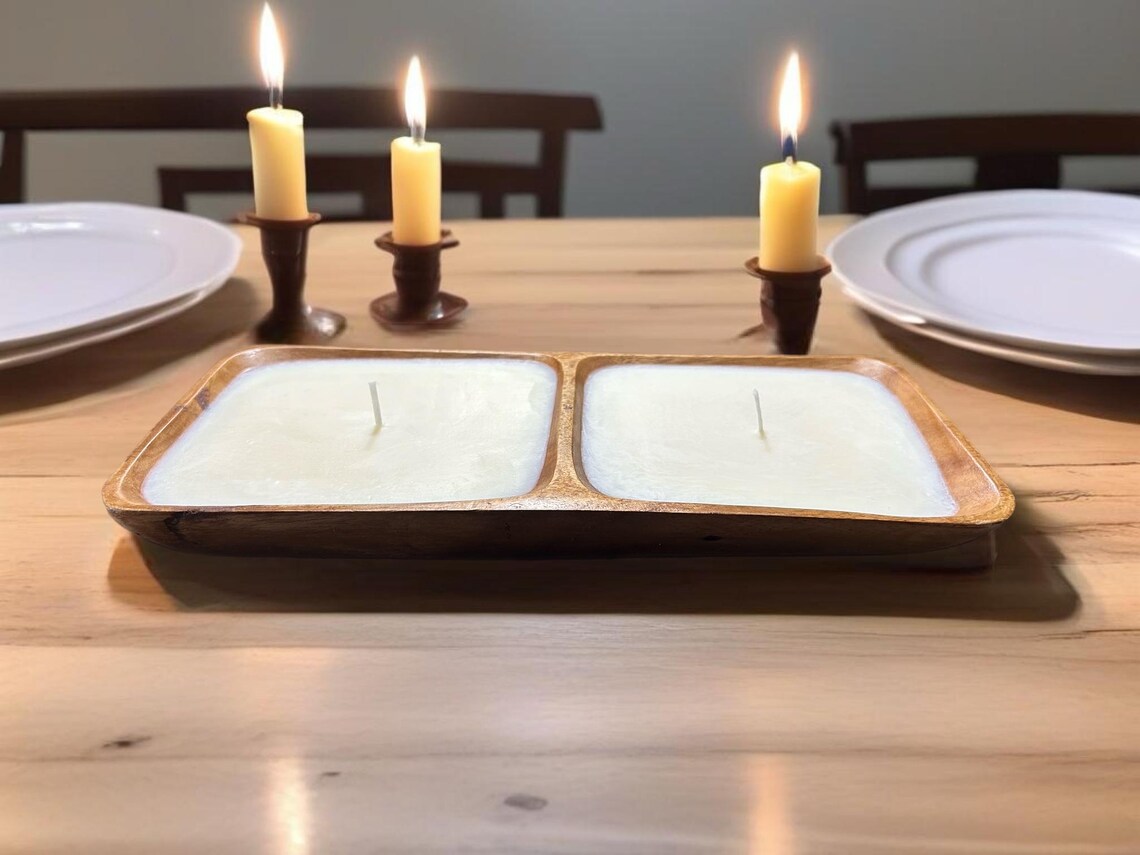 Two Sided Dough Bowl Candles - Etsy