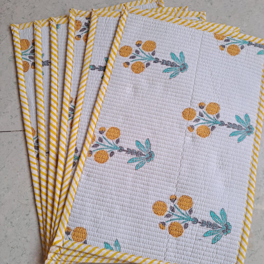 Dining Table Place Mate Table Cover Washable Placemats - Etsy