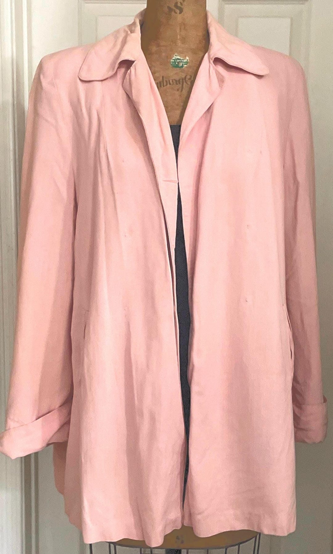 1940’s Swing Coat, 40’s Shell Pink Swing Jacket, 40’s Swing Coat, 40’s ...