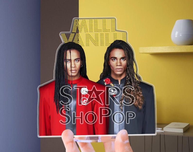 Milli Vanilli Figure, Standee, Birthday Gift, Milli Vanilli Doll, Rare ...