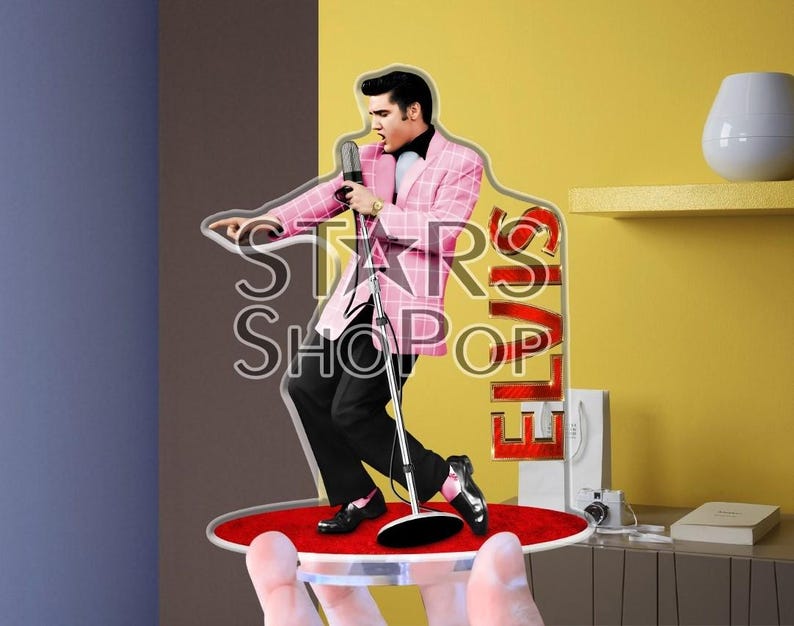 Elvis Presley Decoration Figure, Standee, Birthday Gift, Elvis Presley ...