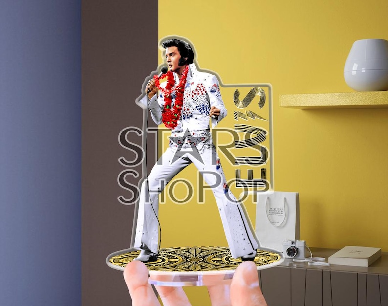 Elvis Presley Decoration Figure, Standee, Birthday Gift, Elvis Presley ...