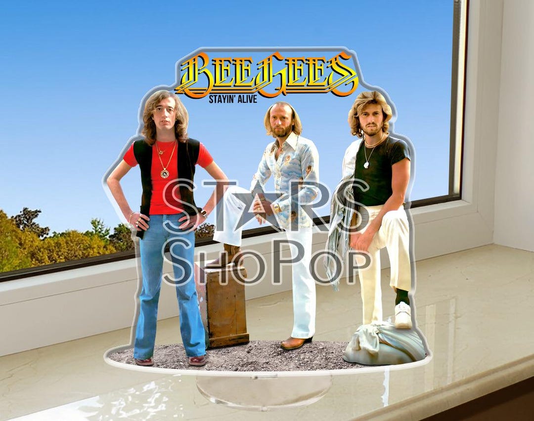 Bee Gees Decoration Figure Standee, Birthday Gift, Bee Gees Doll, Rare ...