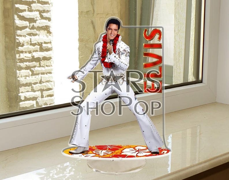 Elvis Presley Decoration Figure, Standee, Birthday Gift, Elvis Presley ...