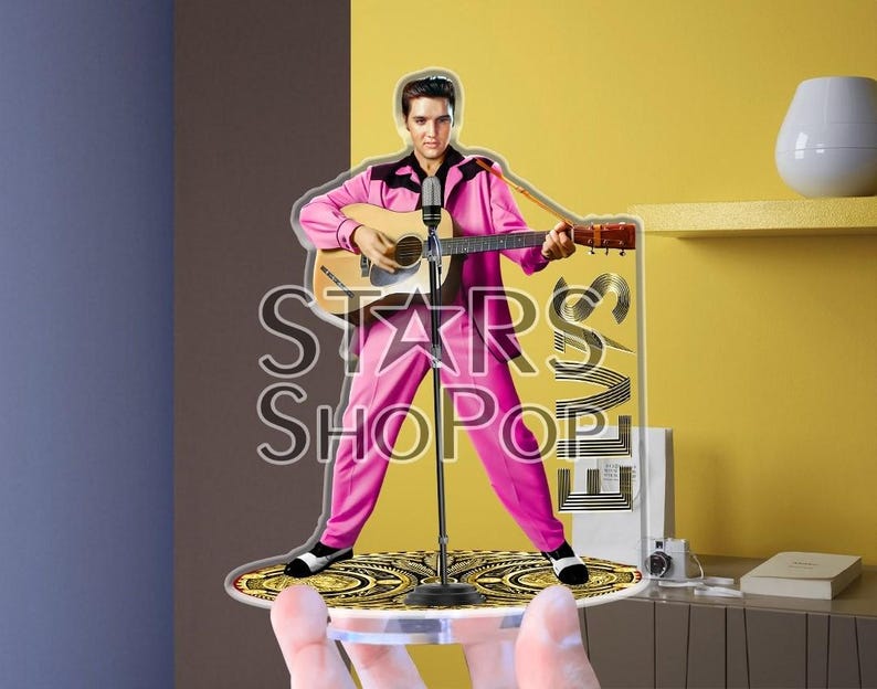 Elvis Presley Decoration Figure, Standee, Birthday Gift, Elvis Presley ...