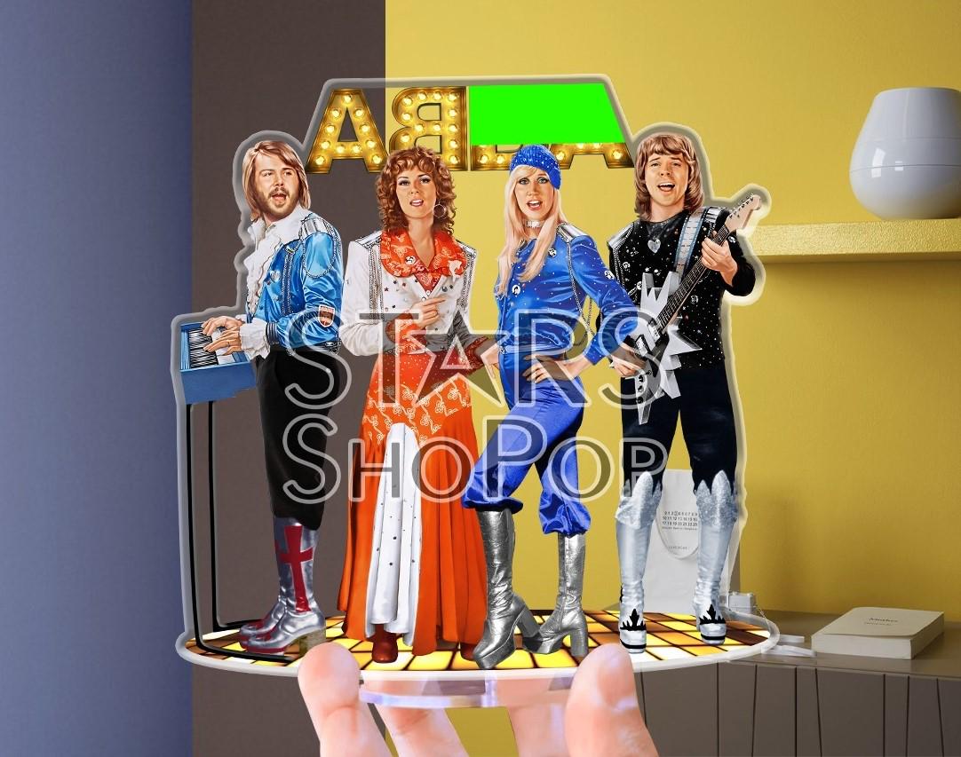 ABBA Decoration Figure, Abba Standee, Birthday Gift, ABBA Doll, Rare ...