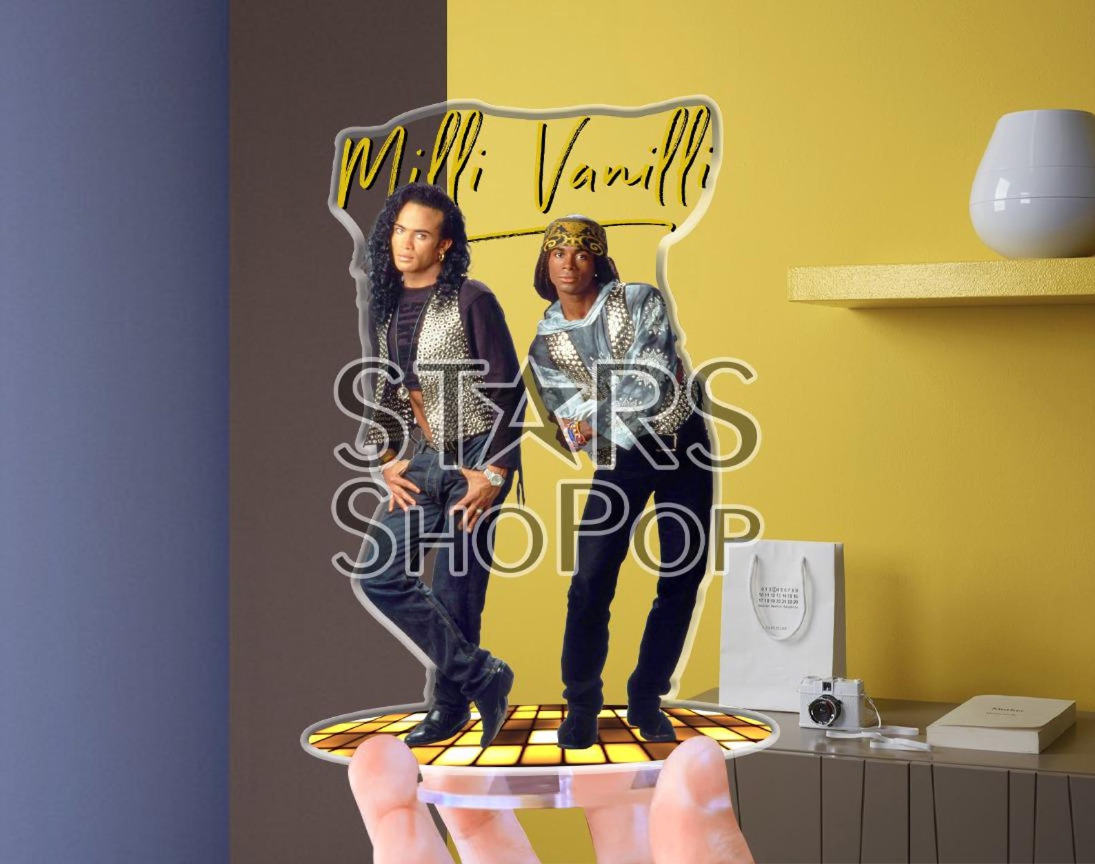 Milli Vanilli Figure, Standee, Birthday Gift, Milli Vanilli Doll, Rare ...