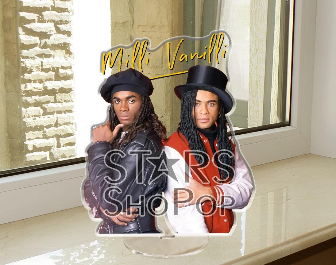 Milli Vanilli Figure, Standee, Birthday Gift, Milli Vanilli Doll, Rare ...