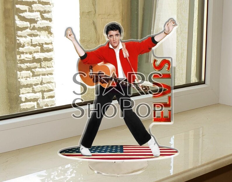 Elvis Presley Decoration Figure, Standee, Birthday Gift, Elvis Presley ...