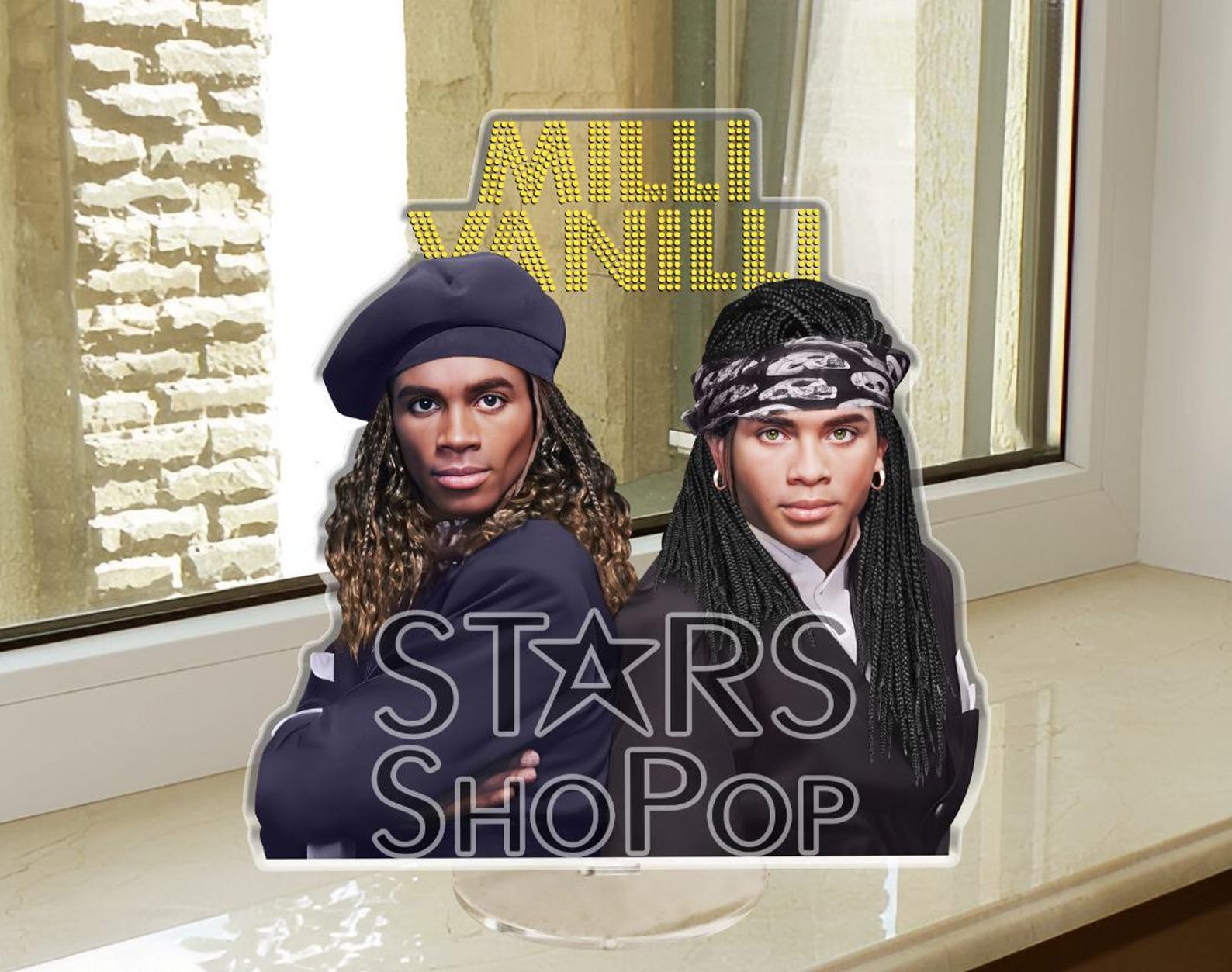 Milli Vanilli Figure, Standee, Birthday Gift, Milli Vanilli Doll, Rare ...
