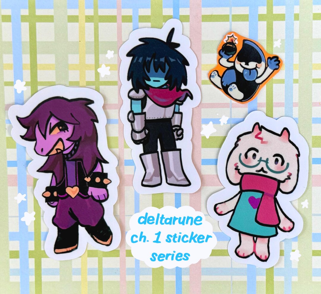 Deltarune Chapter One Sticker Series - Etsy