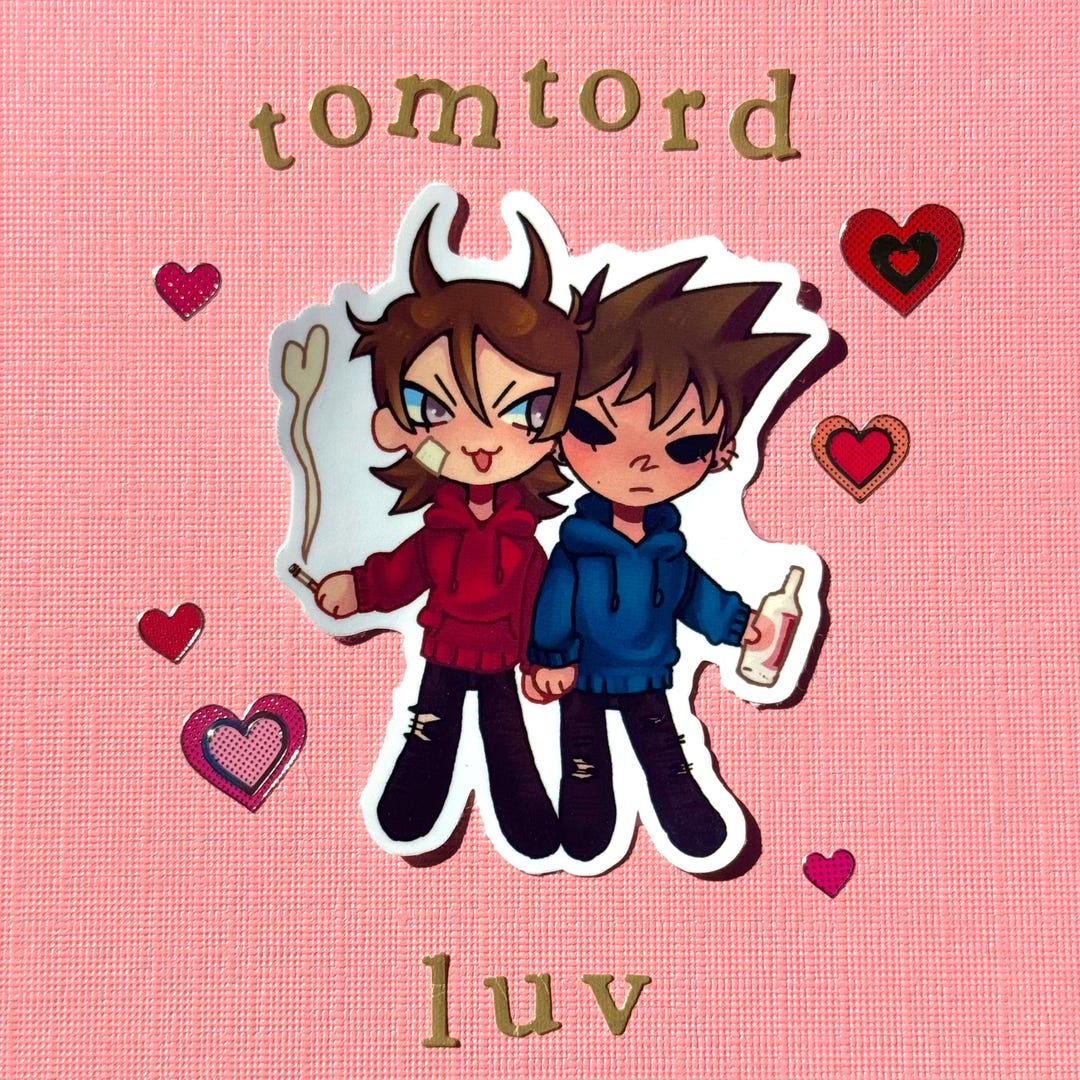 Tomtord Sticker Eddsworld - 3in Tom Tord - Etsy