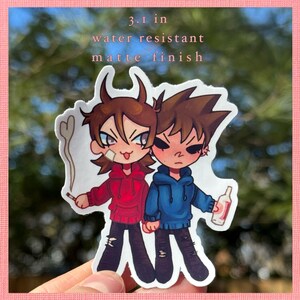 Tomtord Sticker Eddsworld - 3in Tom Tord - Etsy