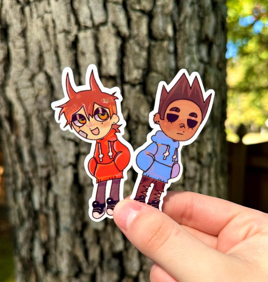 Tom and Tord Sticker Set Eddsworld - 3in - Etsy