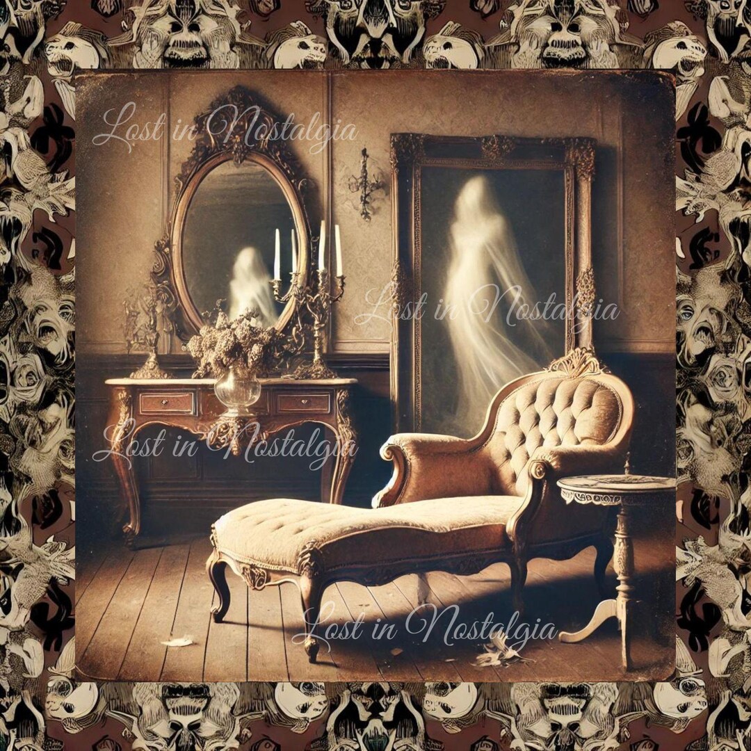 Spectral Reflections | Ai-generated Vintage Ghostly Art | Gothic ...