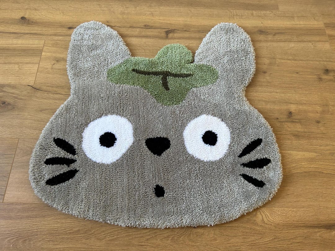 My Neighbor Rug Totoro Hand Tufted Rug Non-slip Backing Anime Rug ...