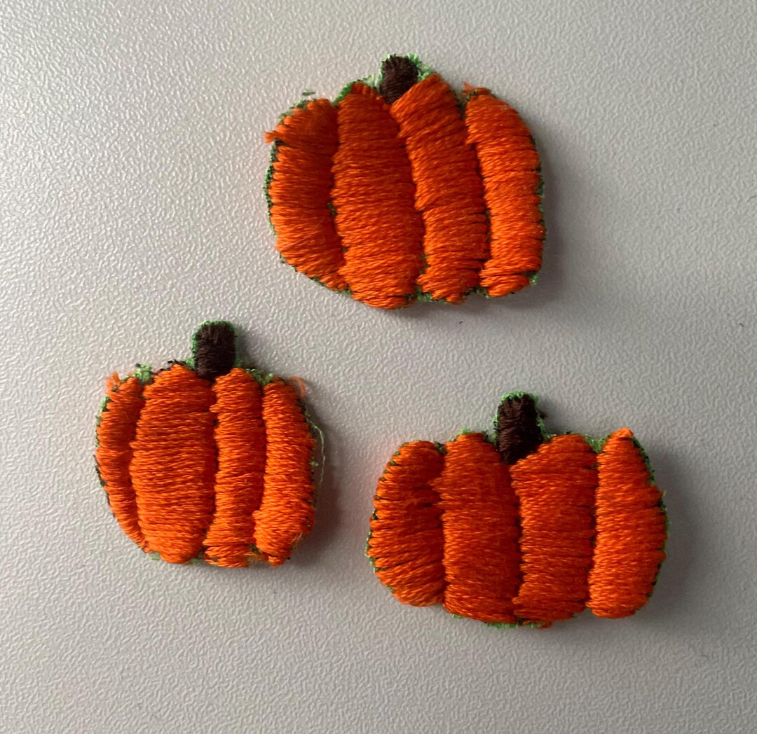 Embroidered Pumpkin Patch - Etsy