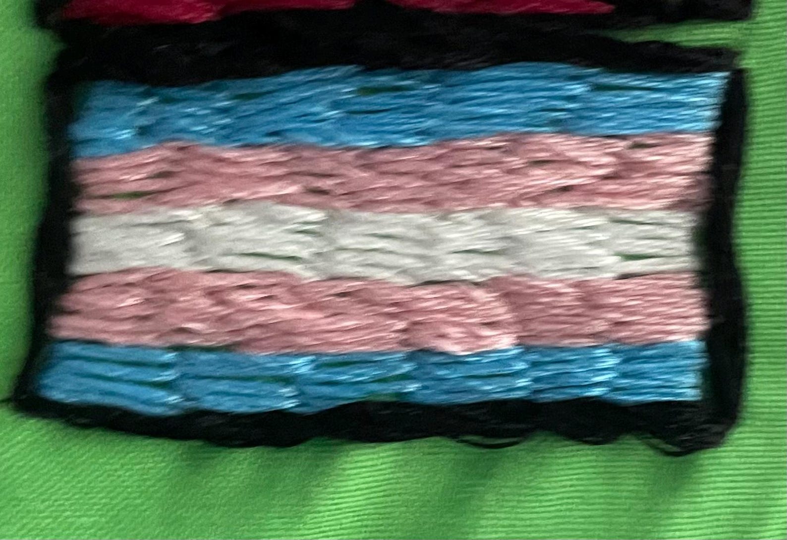 Transgender Pride Flag Embroidered Patch - Etsy