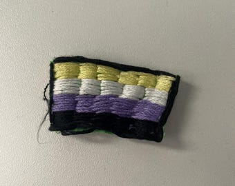 Maverique Pride Flag Embroidered Patch - Etsy