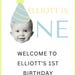 Party Hat Welcome Sign | Editable Canva Template | Party Hat Theme - Etsy