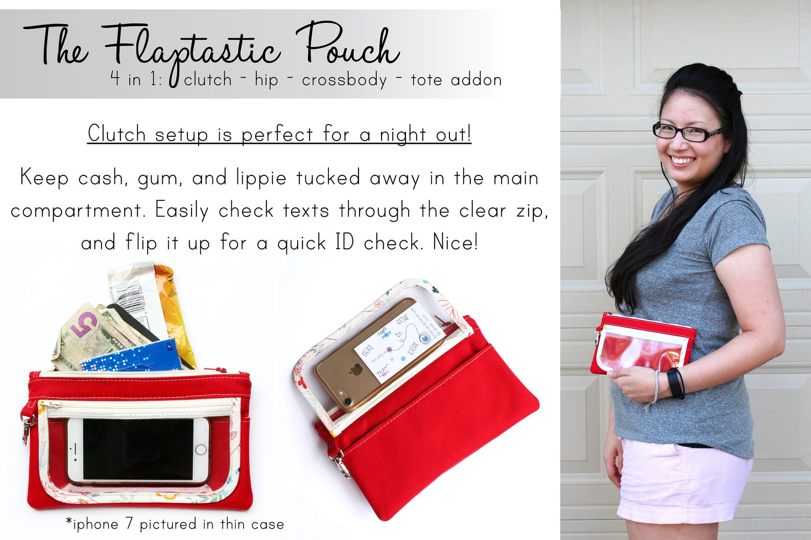 Flaptastic 4-in-1 Pouch **PDF Sewing Pattern** -instant Download ...
