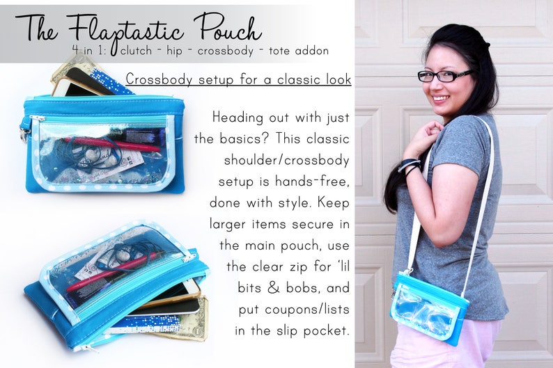 Flaptastic 4-in-1 Pouch **PDF Sewing Pattern** -instant Download ...